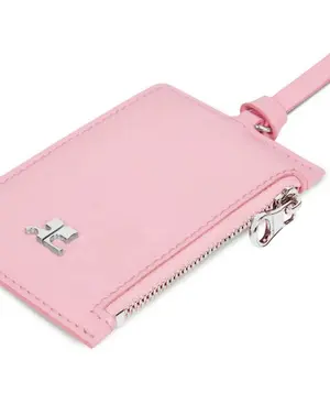 COURREGES Zip Leather Cardholder