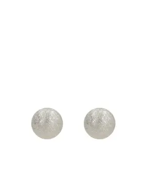 Brunello Cucinelli Logo Detailed Earrings - Gray