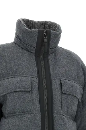 Brunello Cucinelli Long Quilted Jacket
