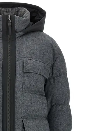 Brunello Cucinelli Long Quilted Jacket