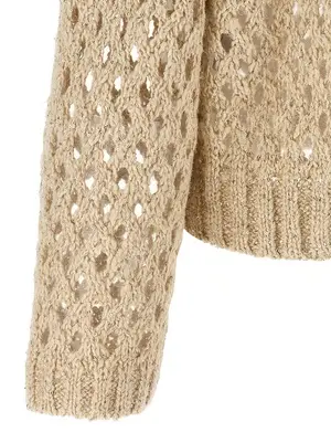 Brunello Cucinelli Cut-out Knitted Jumper