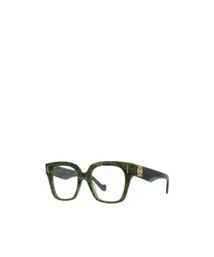 Loewe Square Frame Glasses - Green