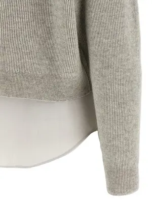 Brunello Cucinelli Monile Detailed Knit Sweater