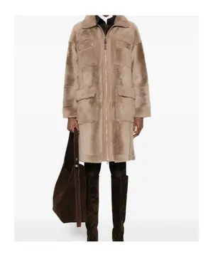 Brunello Cucinelli Full-zip Fur Coat