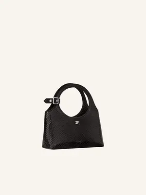 COURREGES Mini Holy Leather Shoulder Bag