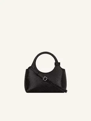 COURREGES Mini Holy Leather Shoulder Bag