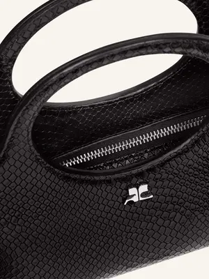 COURREGES Mini Holy Leather Shoulder Bag