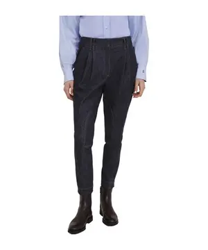Brunello Cucinelli Monili Embellished Denim Trousers - Black