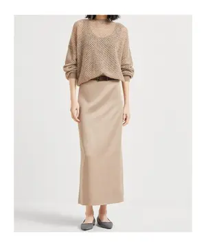 Brunello Cucinelli High-waist Maxi Skirt