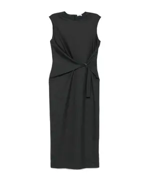 Brunello Cucinelli Sleeveless Midi Dress - Black