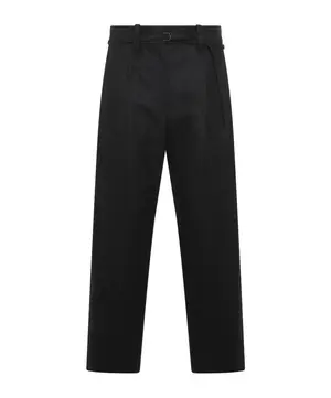 Brunello Cucinelli Straight-leg Cropped Pants - Black