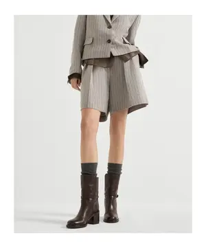 Brunello Cucinelli Monili Embellished Ankle Boots
