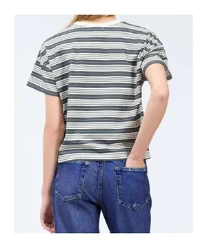 RAG  BONE Striped Loose Knit T-shirt
