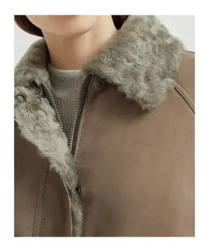 Brunello Cucinelli Shearling Trimmed Jacket