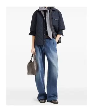 Brunello Cucinelli Long Sleeve Buttoned Shirt With Monili Decoration