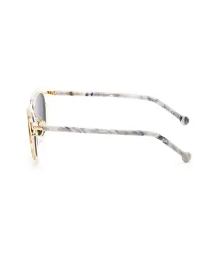 Dior Logo Round Sunglasses