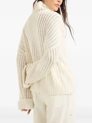 Brunello Cucinelli Wide Rib Turtleneck Sweater
