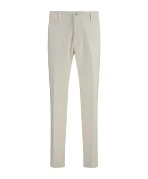 LARDINI Straight-leg Trousers - White