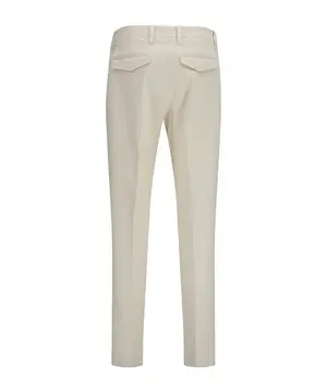 LARDINI Ribbed Straight-leg Tailored Pants