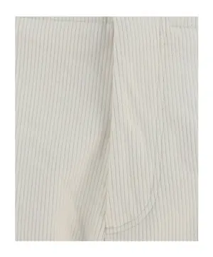 LARDINI Ribbed Straight-leg Tailored Pants