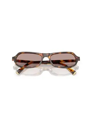 Miu Miu Miu Regard Geometric Frame Sunglasses