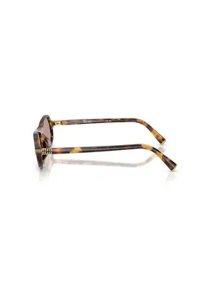 Miu Miu Miu Regard Geometric Frame Sunglasses