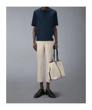 Thom Browne 4-bar Ottoman T-shirt