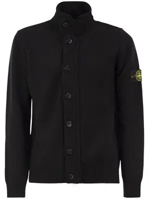 Stone Island Stand-collar Button Cardigan