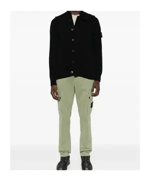 Stone Island Stand-collar Button Cardigan