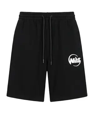 Off-White Elastic-waist Shorts - Black