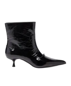 DIESEL® D-jewels Pointed-toe Ankle Boots - Black