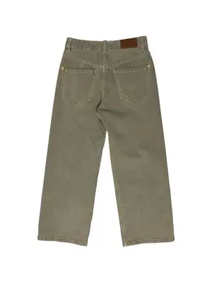 Brunello Cucinelli Logo Patch Straight-leg Trousers