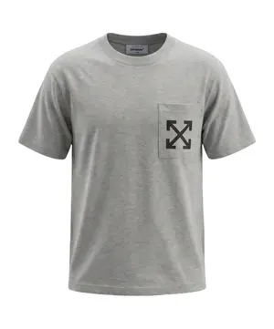 Off-White Graphic T-shirts - Grey