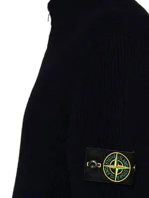 Stone Island Stand-collar Zip-up Cardigan