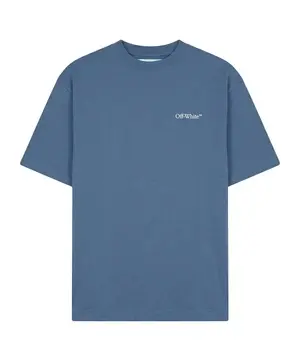 Off-White Short-sleeved T-shirt - Blue