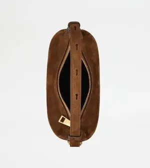 TOD'S Metal Dots Mini Bag In Suede