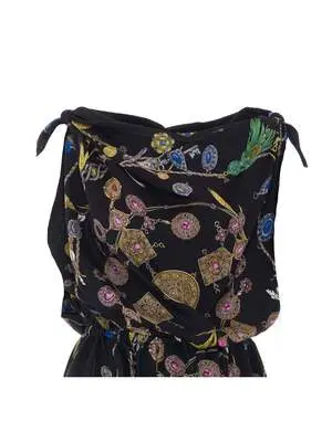 Versace Blend Twill Mini Dress - No