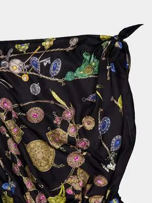 Versace Blend Twill Mini Dress - No