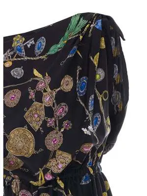 Versace Blend Twill Mini Dress - No