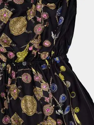 Versace Blend Twill Mini Dress - No
