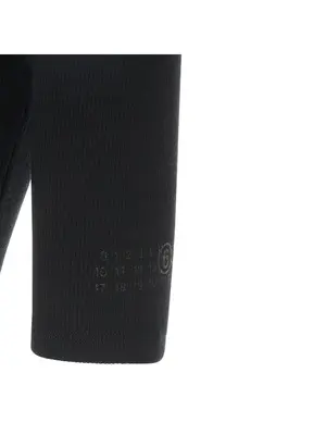 MAISON MARGIELA Ribbed Asymmetrical Neck Top