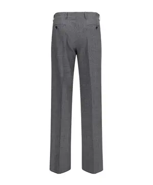 LARDINI Houndstooth Tailored Pants