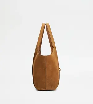 TOD'S T Timeless Shopping Bag In Suede Small