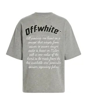 Off-White Loose-fitting T-shirt With Contrasting Logo