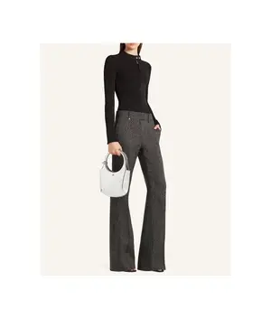 COURREGES Metallic Shoulder Bag - White