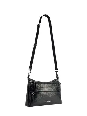 Balenciaga Explorer Double Pouch Messenger Bag