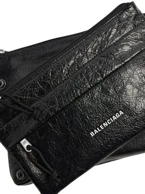 Balenciaga Explorer Double Pouch Messenger Bag