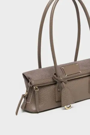 MAISON MARGIELA 5ac Leather Shoulder Bag