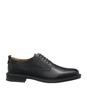 Hugo Boss Derby Shoes In Grained Leather