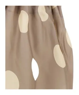 Khaite Polka Dot Midi Skirt